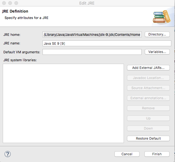 Eclipse Oxygen1 On Macos Fails At Startup With Java 9 As System Default Kevs Development Toolbox