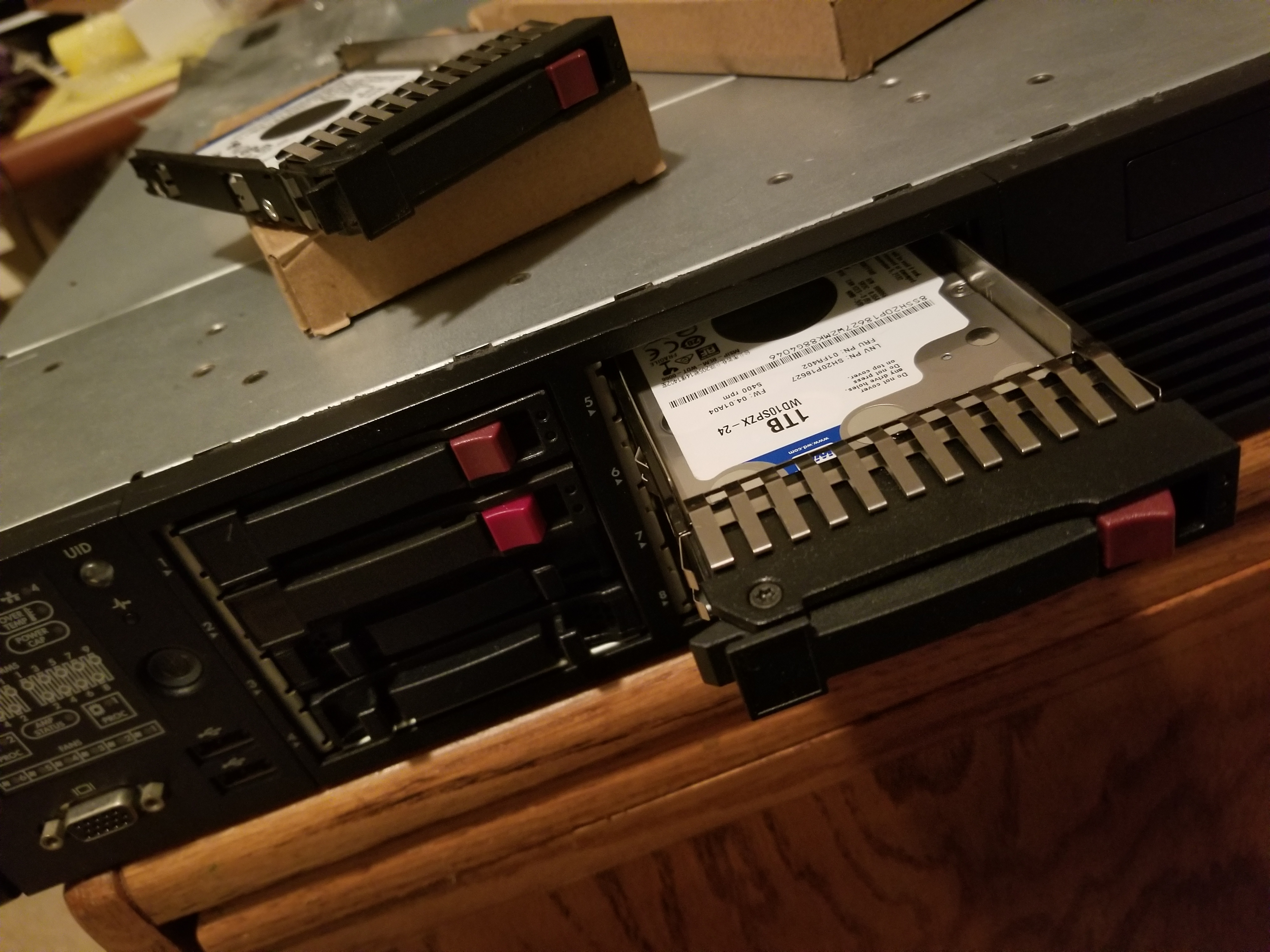 Adding new drives to an HP DL380 G7 Homelab – Kev's Development Toolbox