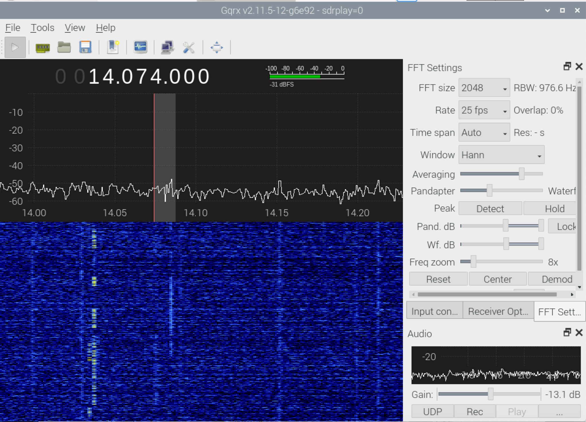 Running WSJT-X on a Raspberry Pi using an SDRPlay RSP2 – Kev's Development Toolbox