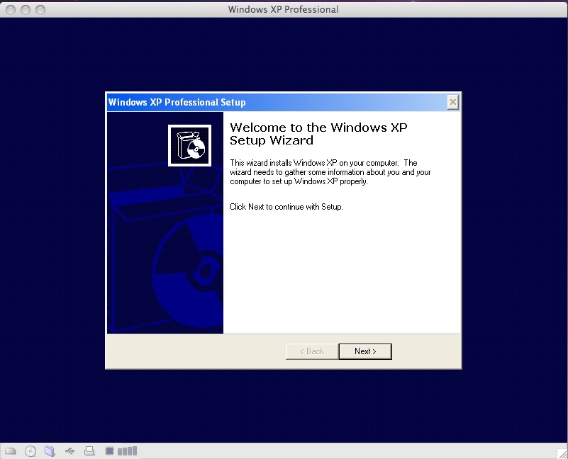 Installing Windows XP on Virtual PC 7 for Mac OS X – Kev's Development ...