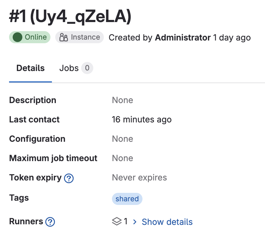 GitLab – no runners for project – Kev's Development Toolbox